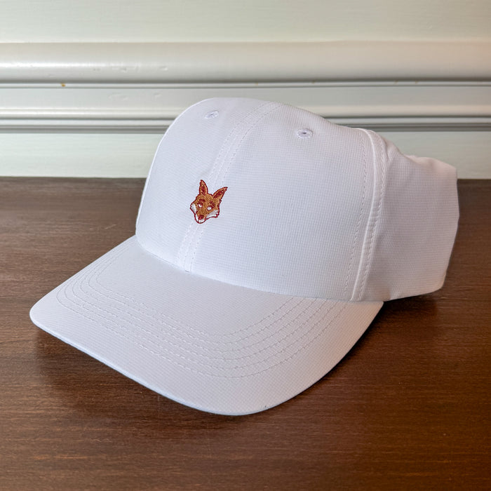 Holderness & Bourne White Tech Hat w/ RCS Fox Head – redclaysoul